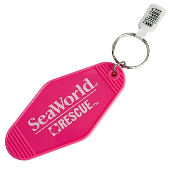 Accessories | New Seaworld Orlando Rescue Keychain Pink | Poshmark